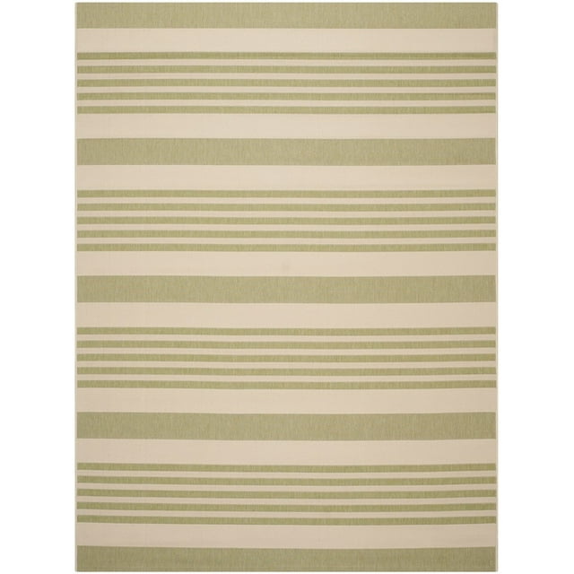 SAFAVIEH Courtyard Caroline Striped Indoor/Outdoor Area Rug, 8' x 11 ...