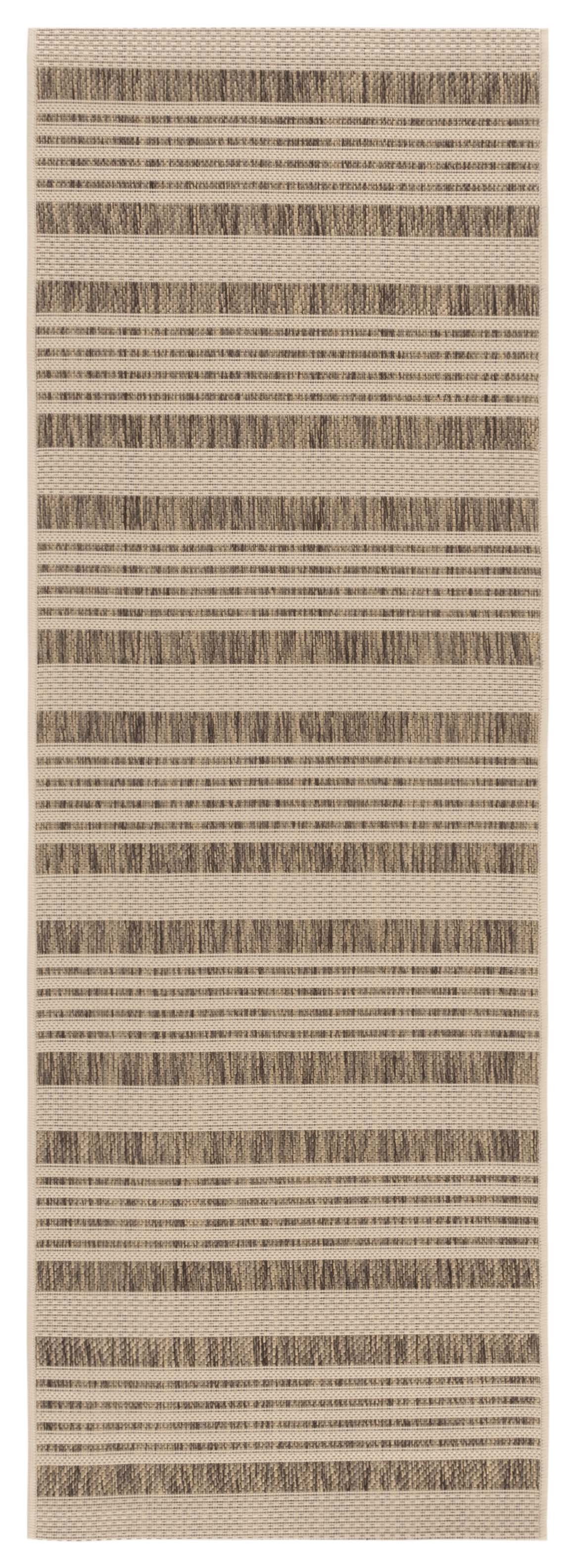 Safavieh Courtyard Caroline Striped Indoor/Outdoor Runner Rug, Brown ...