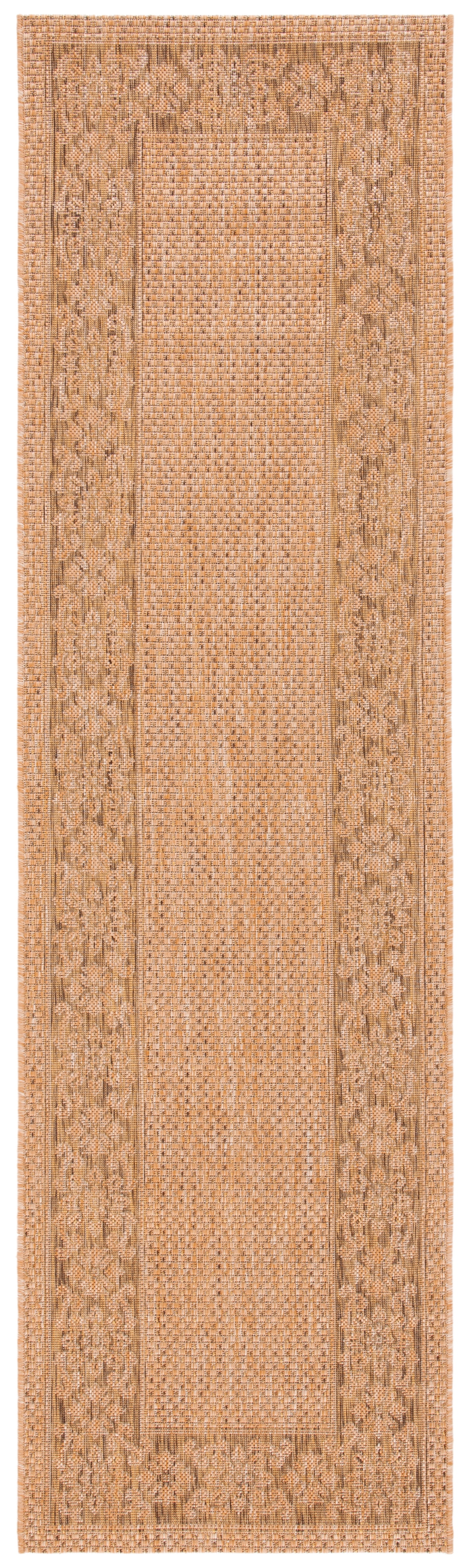 SAFAVIEH Courtyard Catherine Geometric Indoor/Outdoor Runner Rug ...