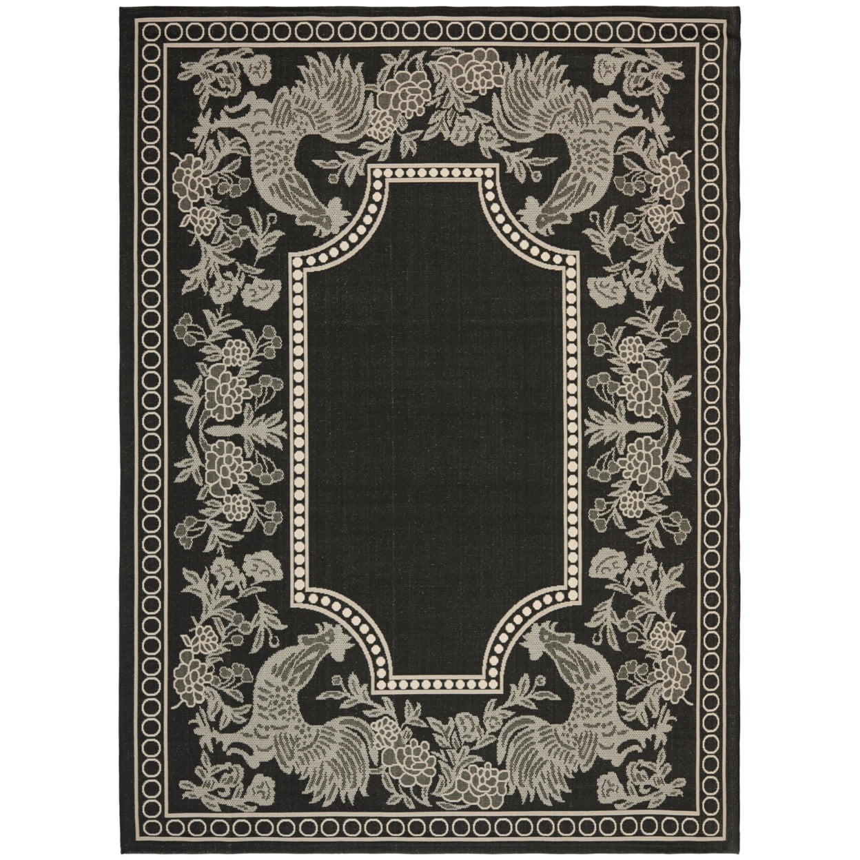 SAFAVIEH Courtyard Claire Rooster Indoor/Outdoor Area Rug, 8' x 11 ...