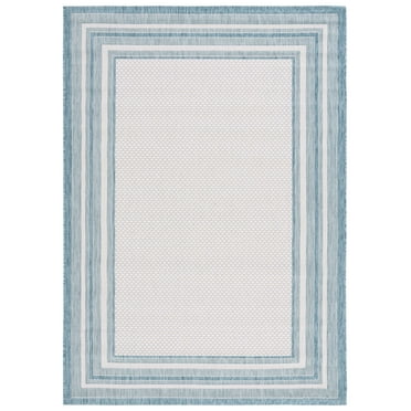 Ox Bay Carmindy Tropical Palms Indoor/Outdoor Area Rug, Beige/Ivory, 6 ...