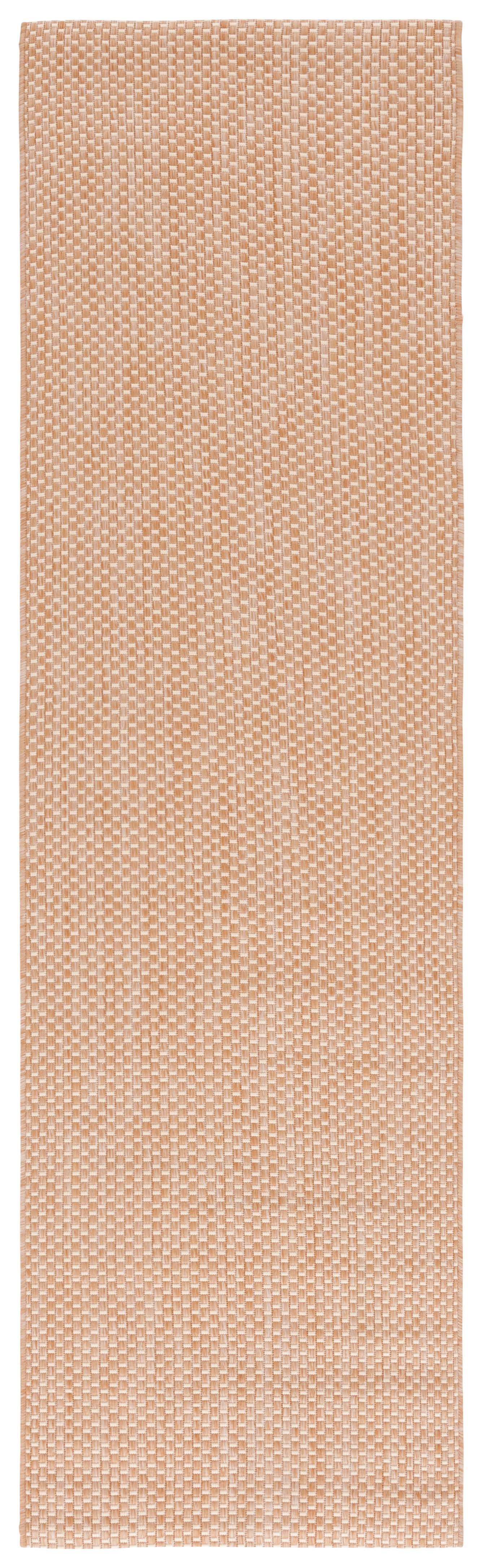 SAFAVIEH Courtyard Finnian Solid Indoor/Outdoor Runner Rug, Natural ...