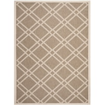 Safavieh Courtyard Lavern Geometric Indoor/Outdoor Runner Rug, Green ...
