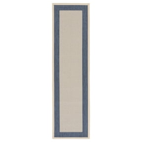SAFAVIEH Courtyard Cooper Floral Indoor/Outdoor Runner Rug, 2'3" x 14 ...