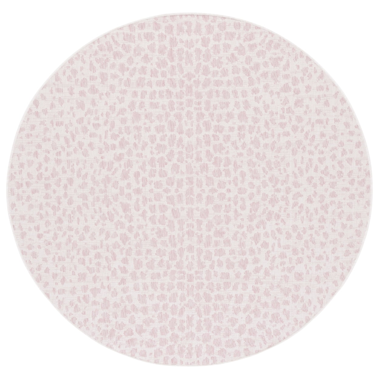 SAFAVIEH Courtyard Karina Animal Indoor/Outdoor Area Rug, Ivory/Blush ...