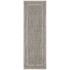 SAFAVIEH Courtyard Caroline Striped Indoor/Outdoor Area Rug, Brown/Bone ...
