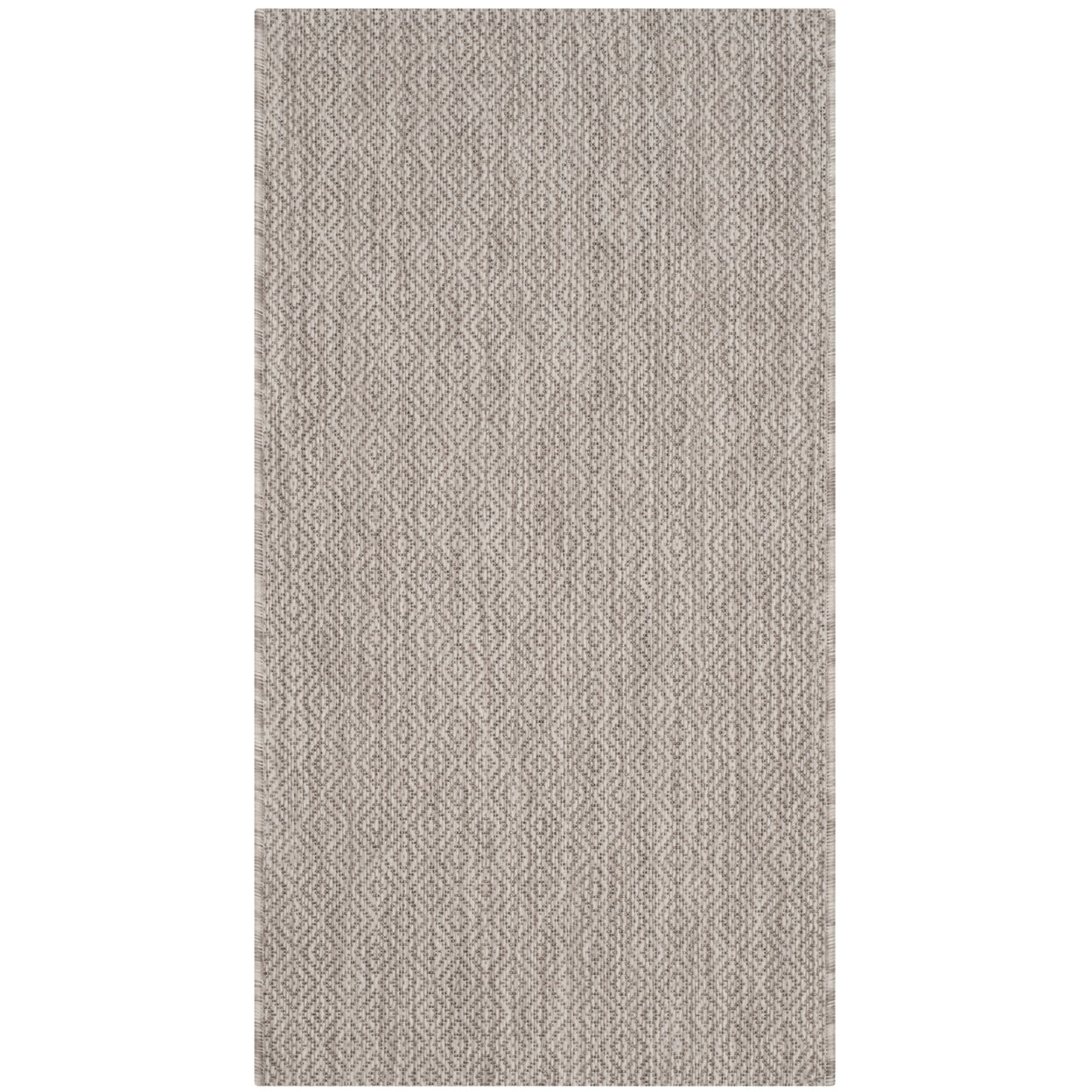 SAFAVIEH Courtyard Mitre Geometric Indoor/Outdoor Area Rug, Beige/Beige ...