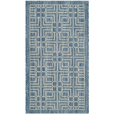 SAFAVIEH Courtyard Kebo Traditional Indoor/Outdoor Area Rug, 2' x 3'7 ...