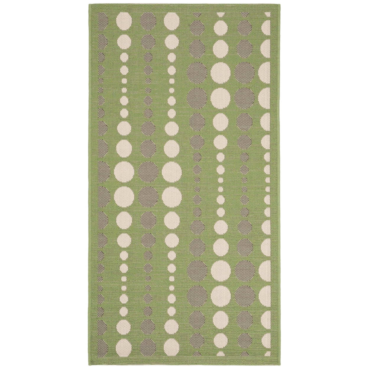 SAFAVIEH Courtyard Orpa Geometric Circles Indoor/Outdoor Area Rug, 2'7 ...