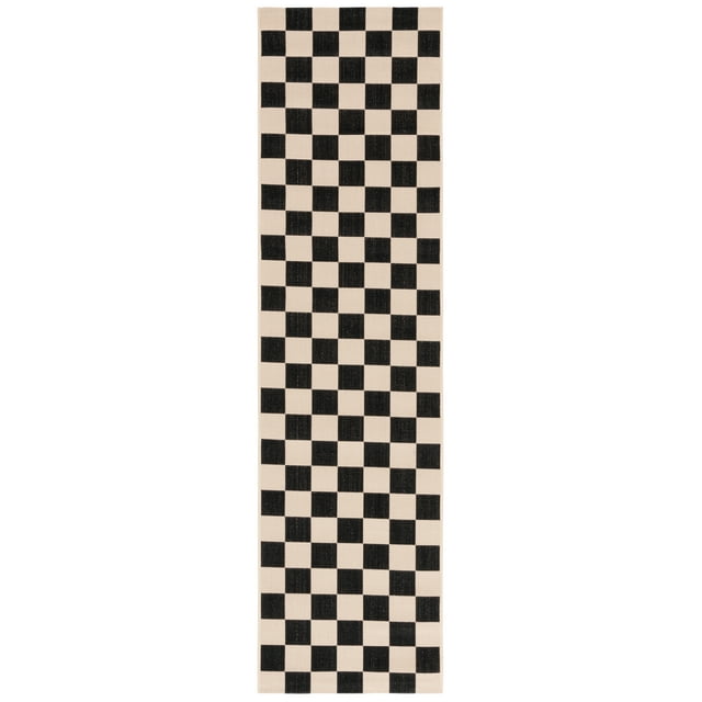 SAFAVIEH Courtyard Talbot Checkered Runner Rug - 23 x 8 - Walmart.com