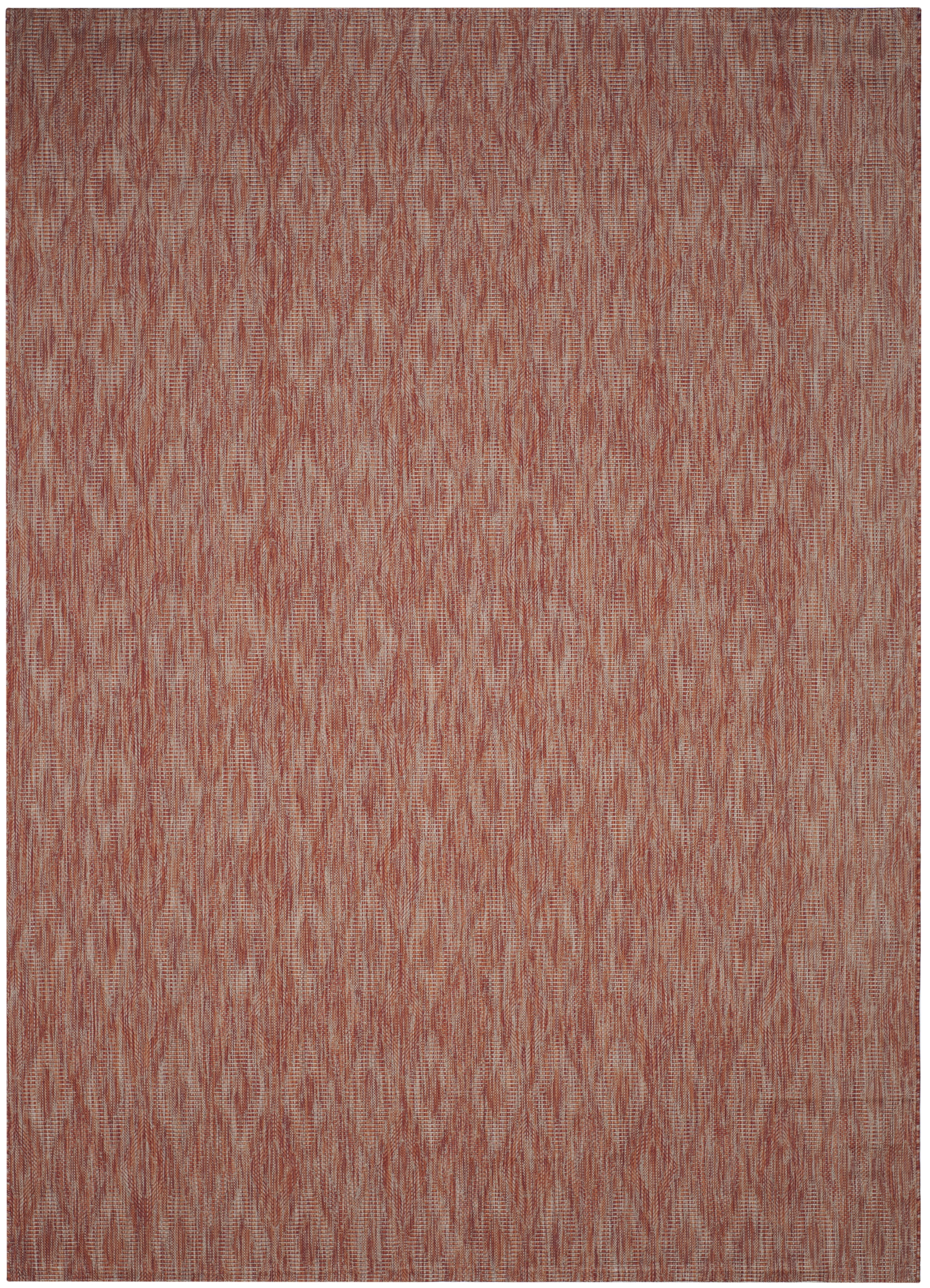Safavieh Courtyard Teodor Geometric Indoor/Outdoor Area Rug, Red, 9' x ...