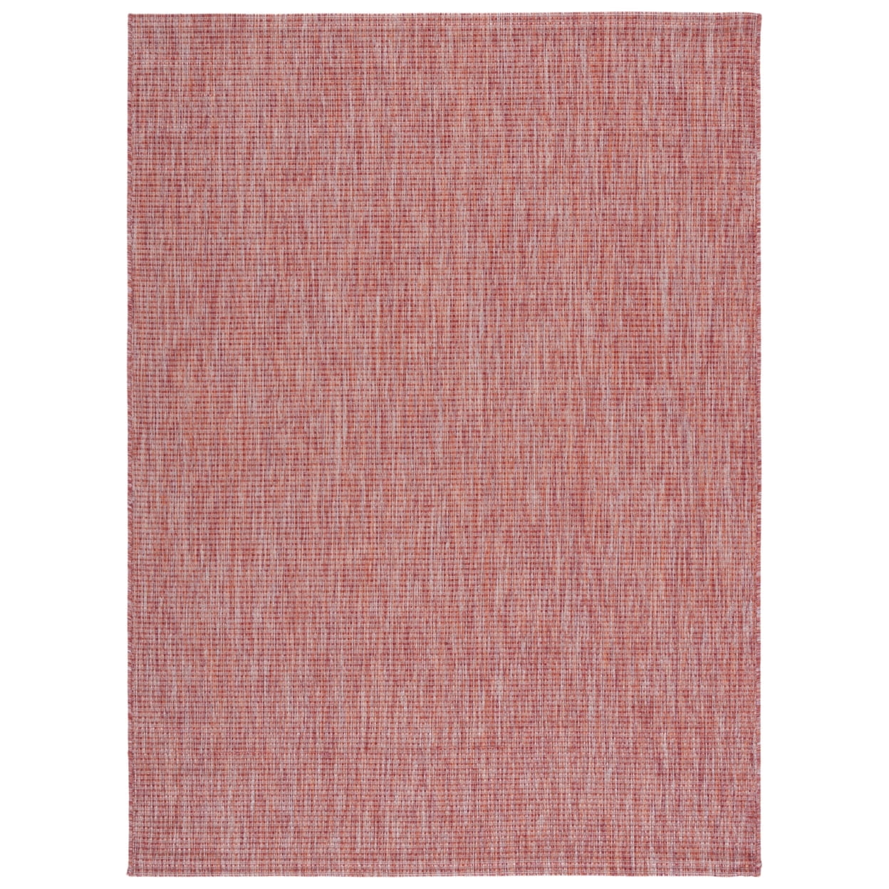 SAFAVIEH Courtyard Wayra Solid Indoor/Outdoor Area Rug, Red/Red, 4’ x 5 ...