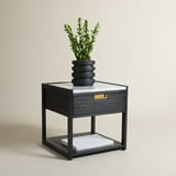 SAFAVIEH Couture Adeline Contemporary Nightstand with 1 Drawers, Black - Walmart.com