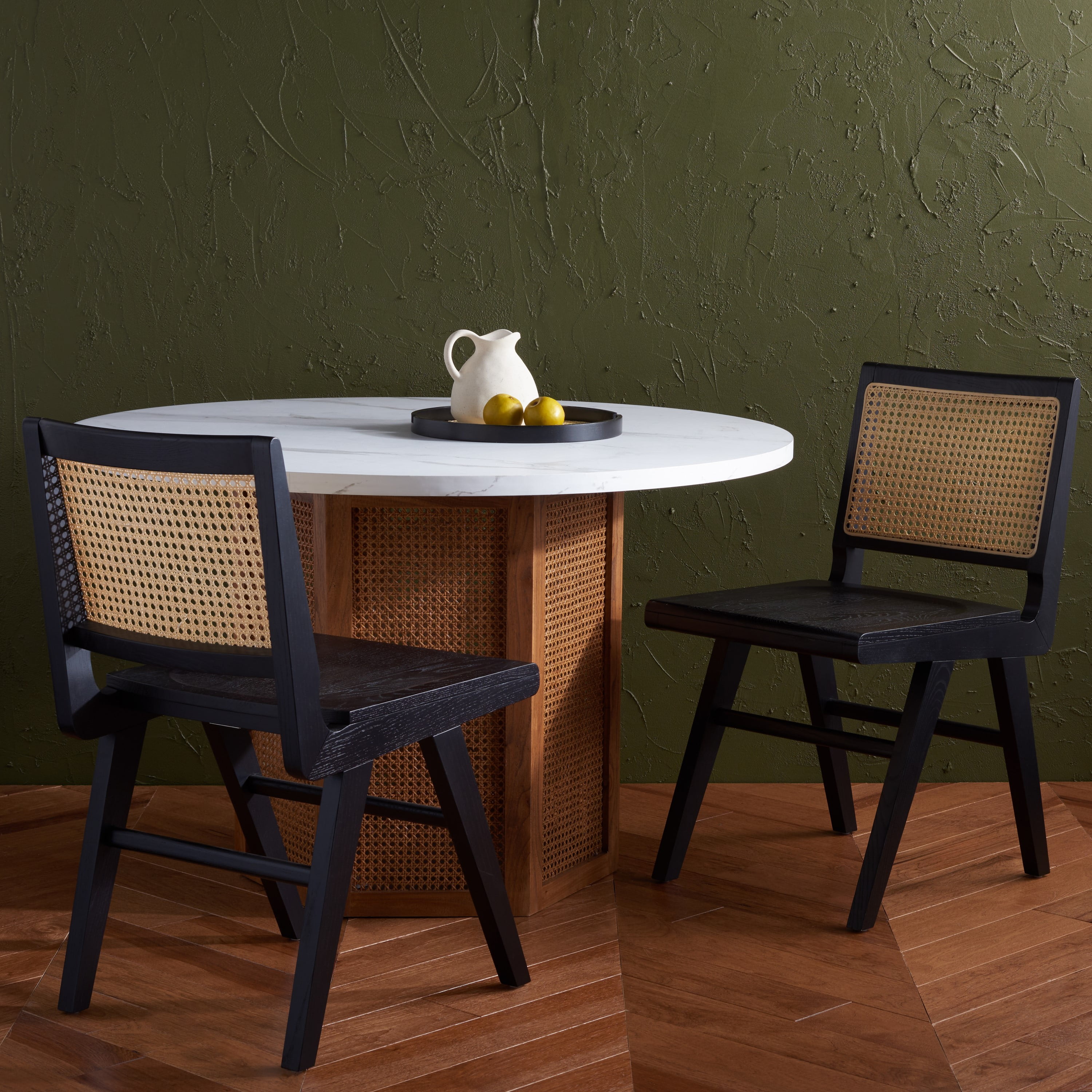 Safavieh couture hattie french cane dining chair store