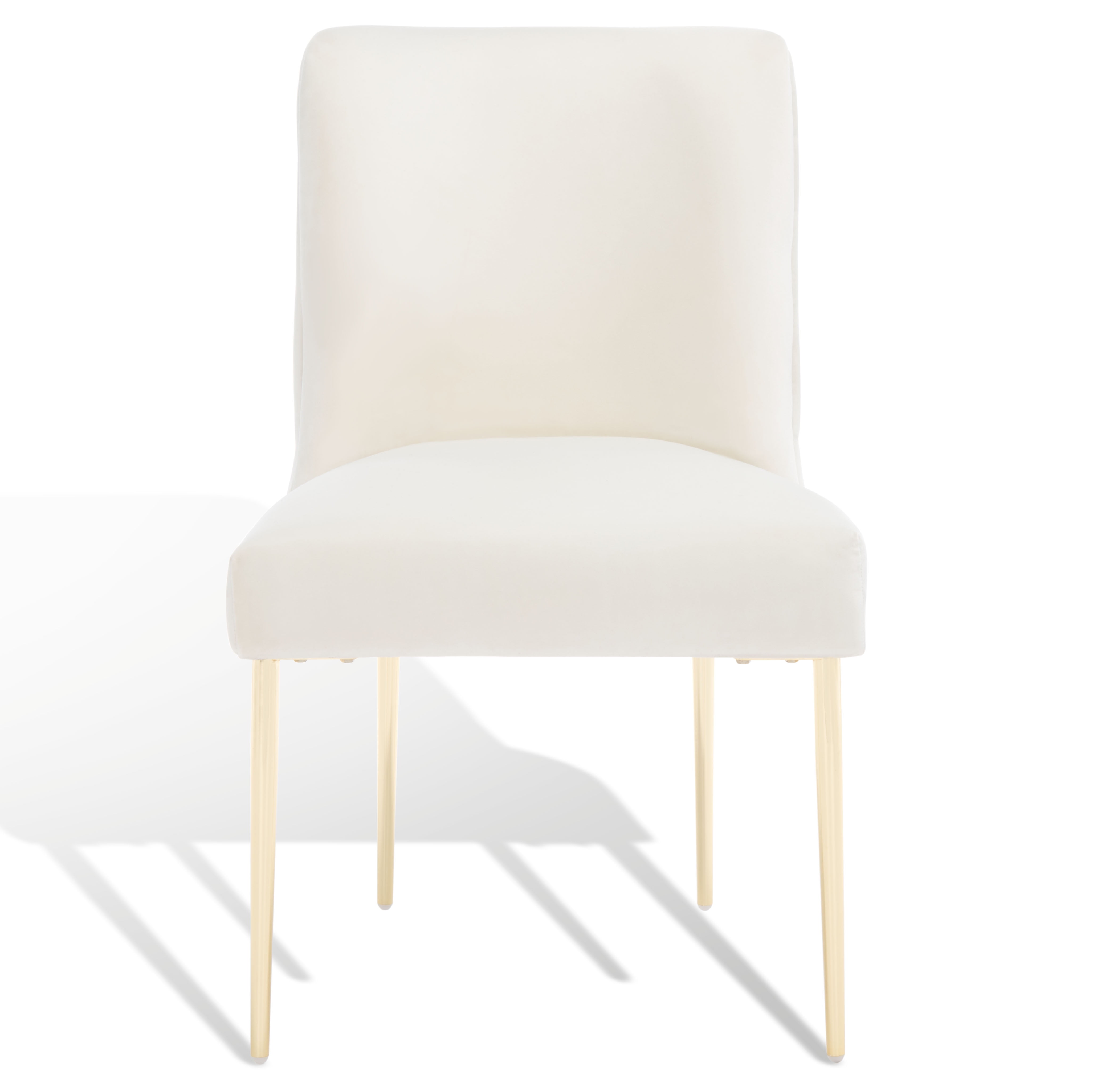 SAFAVIEH Couture Nolita Contemporary Velvet Solid Dining Side Chair ...