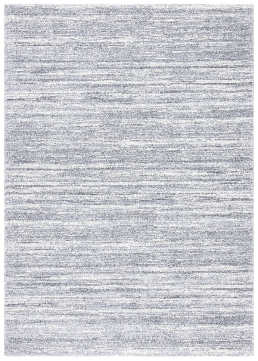 SAFAVIEH Cyrus Vinal Modern Shag Area Rug, 8' x 10', Grey/Ivory ...