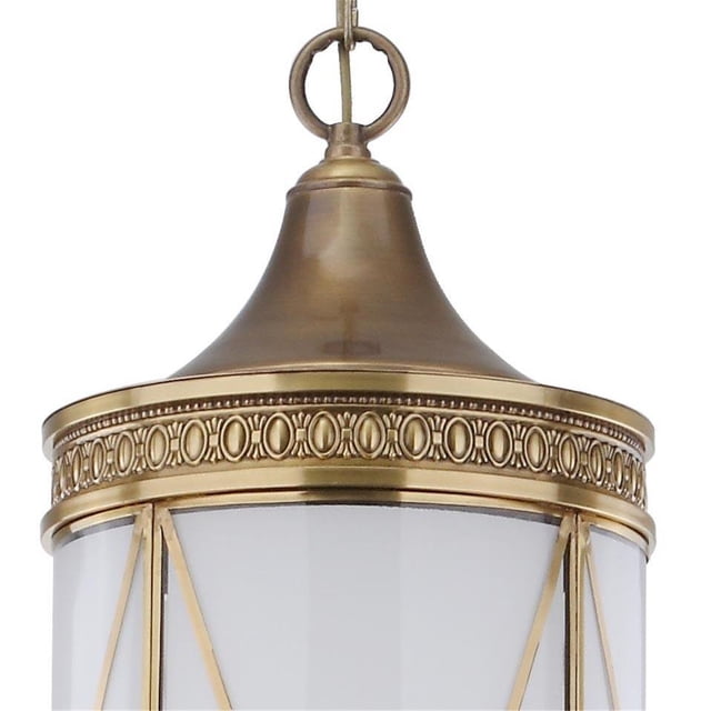 SAFAVIEH Darby 6-Light Rustic Large Pendant Light, Brass - Overhead ...
