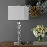 SAFAVIEH Camden Modern Glam 24.5 in. H Table Lamp, Clear/Brass Gold ...