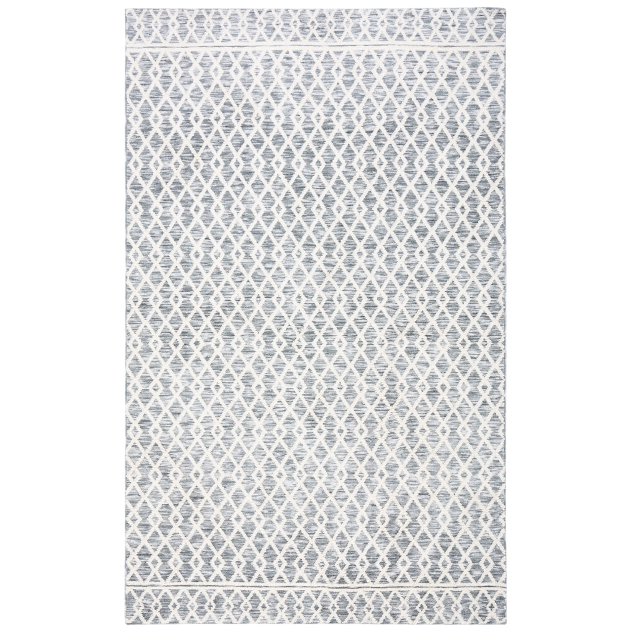 SAFAVIEH Easy Care Korbin Cross Area Rug, 5' x 8', Grey/Ivory - Walmart.com
