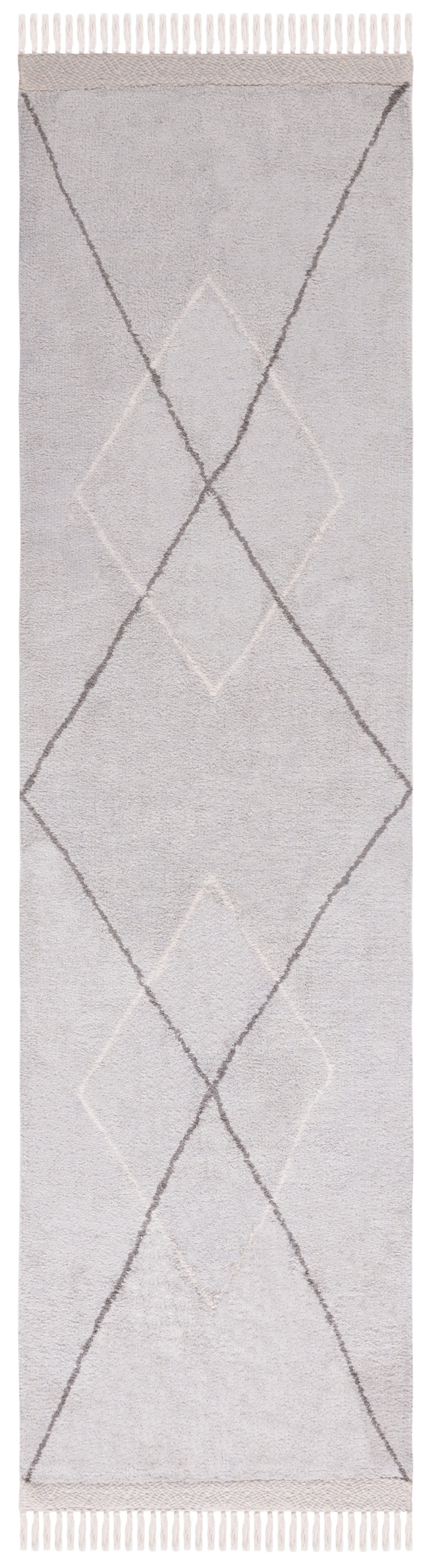 SAFAVIEH Easy Care Myrtle Cross Cotton Machine Washable Runner Rug ...