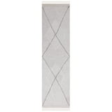 SAFAVIEH Easy Care Myrtle Cross Cotton Machine Washable Runner Rug ...
