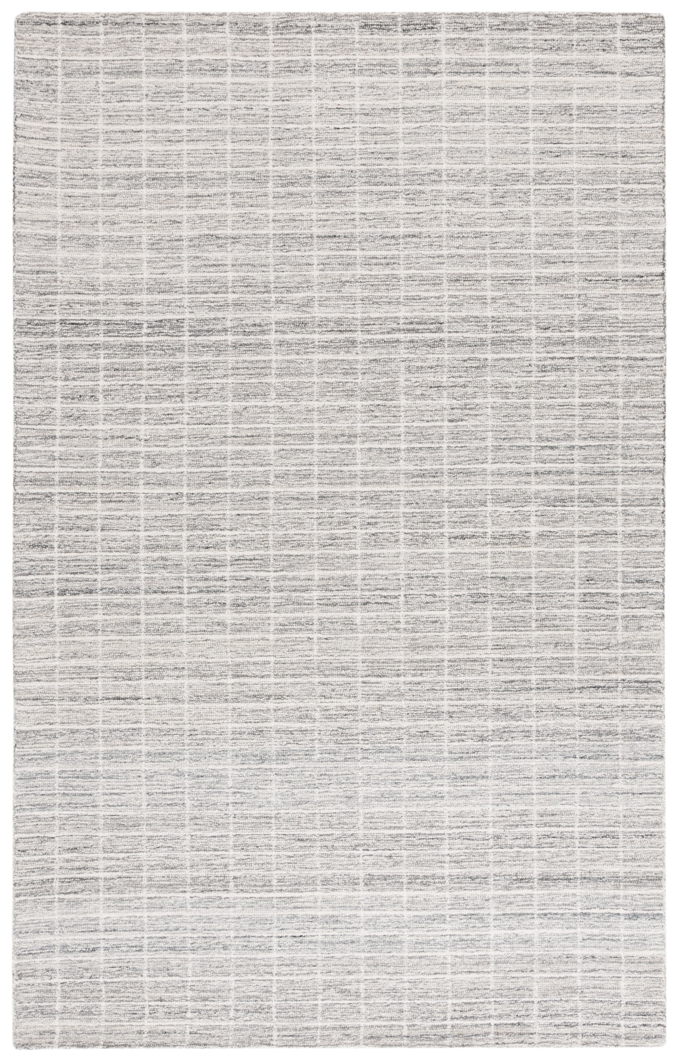 SAFAVIEH Ebony Garret Geometric Area Rug, Gray/Ivory, 6' x 9' - Walmart.com