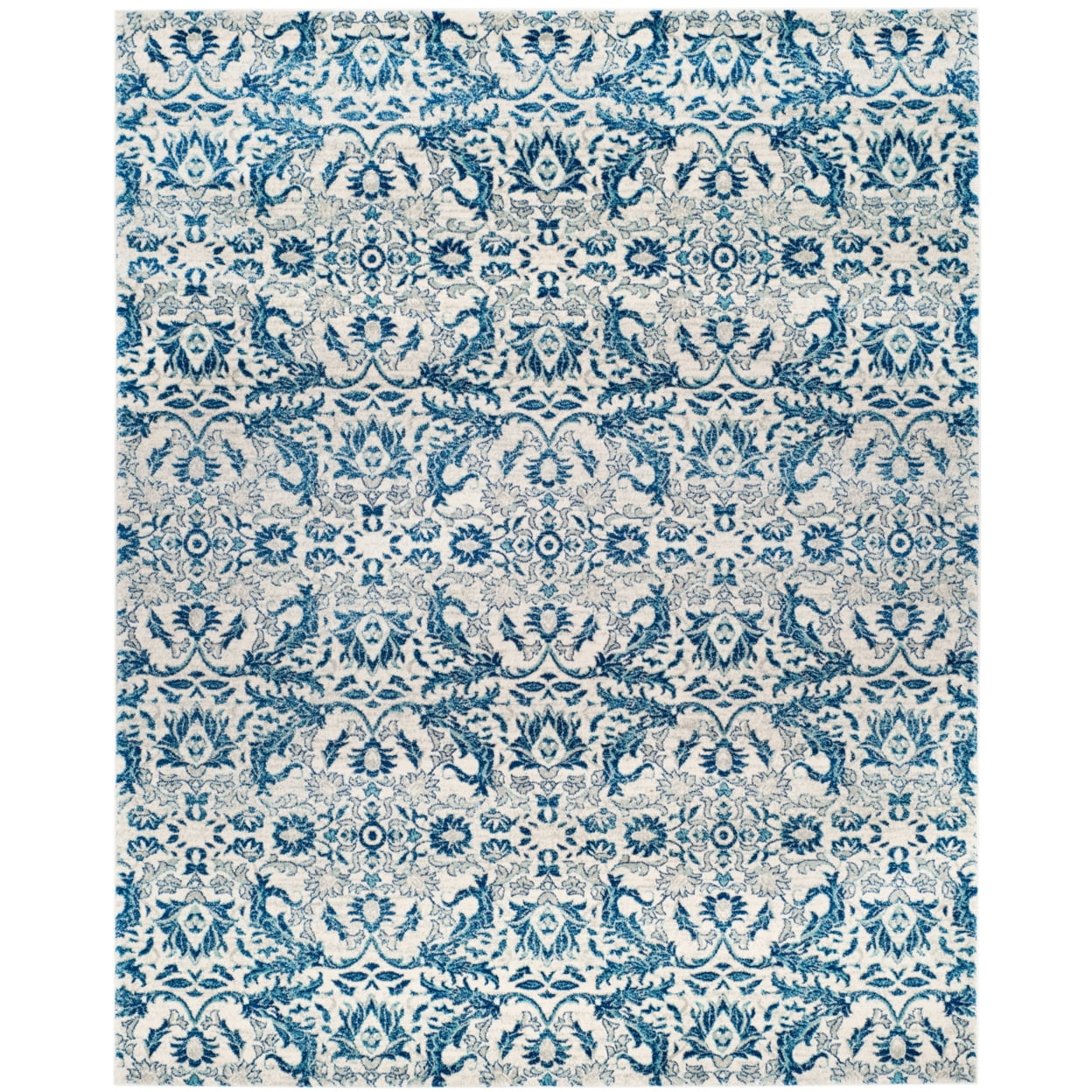 SAFAVIEH Evoke Ksenija Floral Area Rug, Ivory/Blue, 10' x 14' - Walmart.com