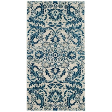 Safavieh Carnegie Lauressa Floral Bordered Area Rug or Runner - Walmart.com