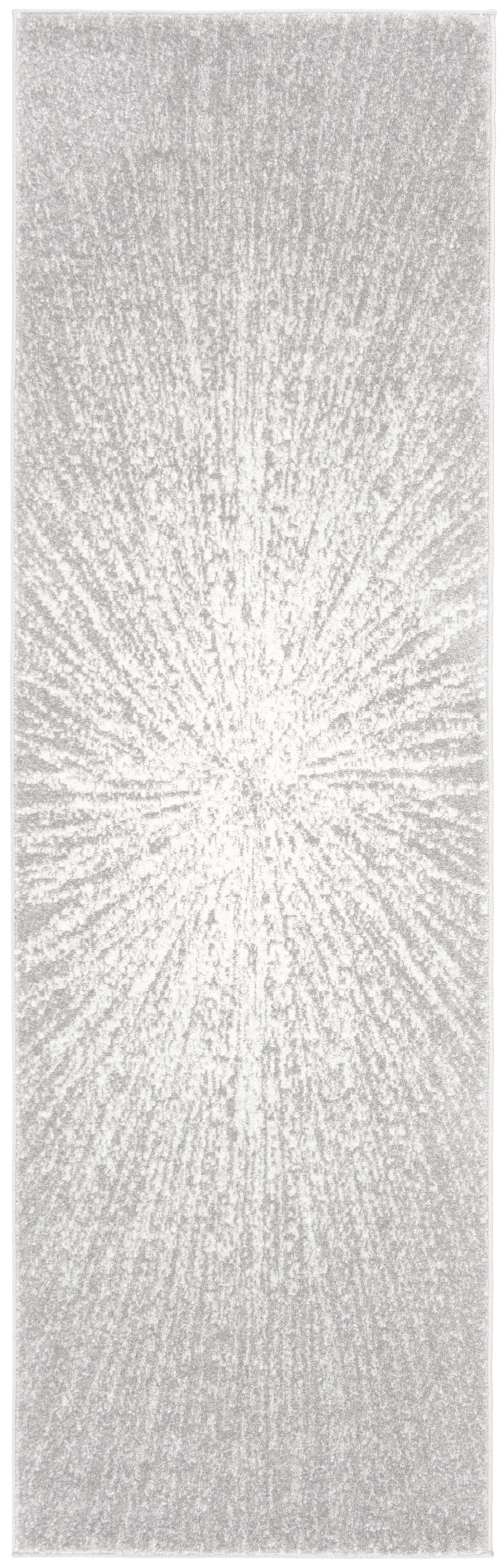 SAFAVIEH Evoke Vana Abstract Runner Rug, Dark Grey/Ivory, 2'2" x 7 ...