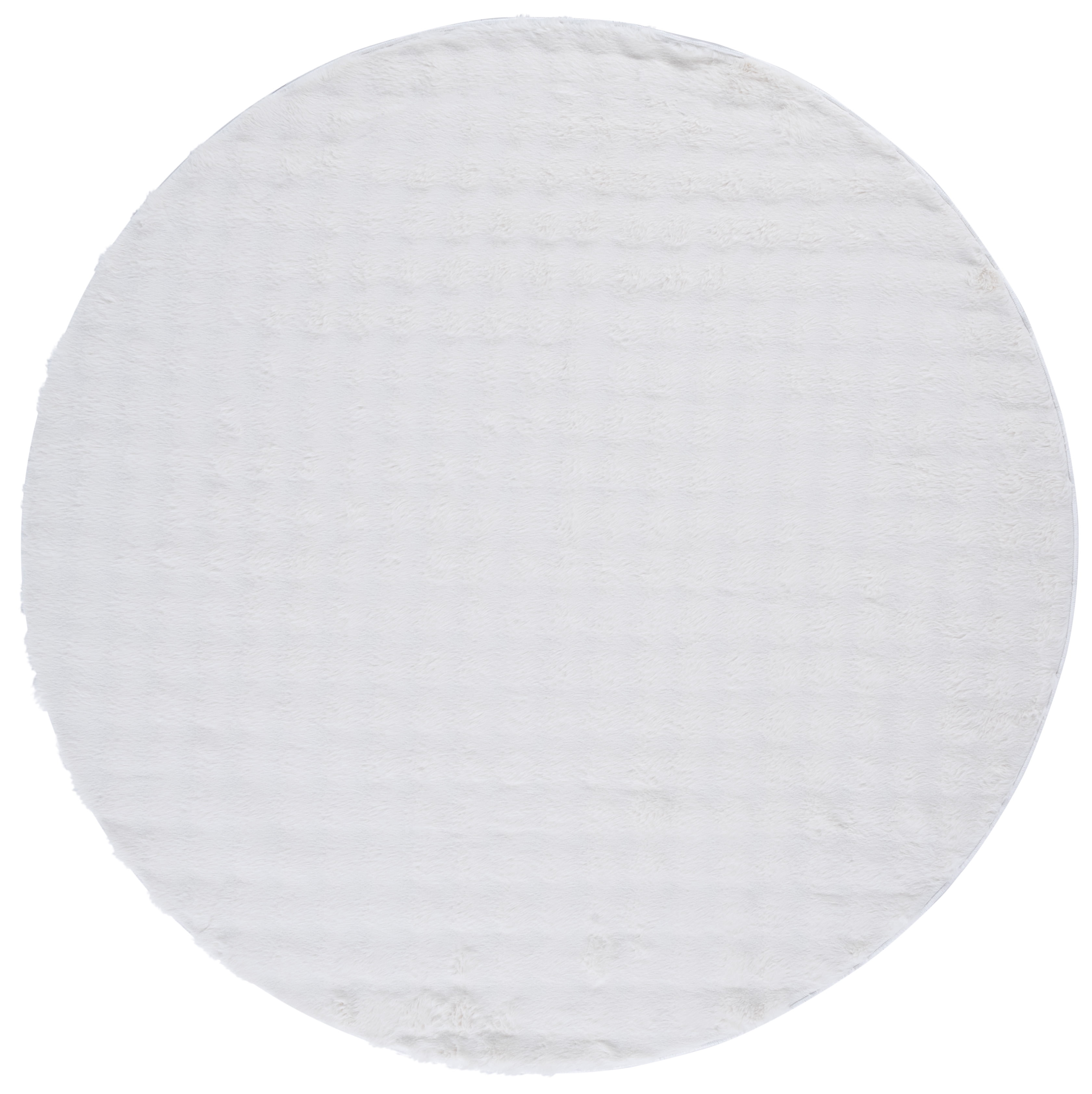 SAFAVIEH Faux Rabbit Bubble Selina Solid Machine Washable Area Rug ...