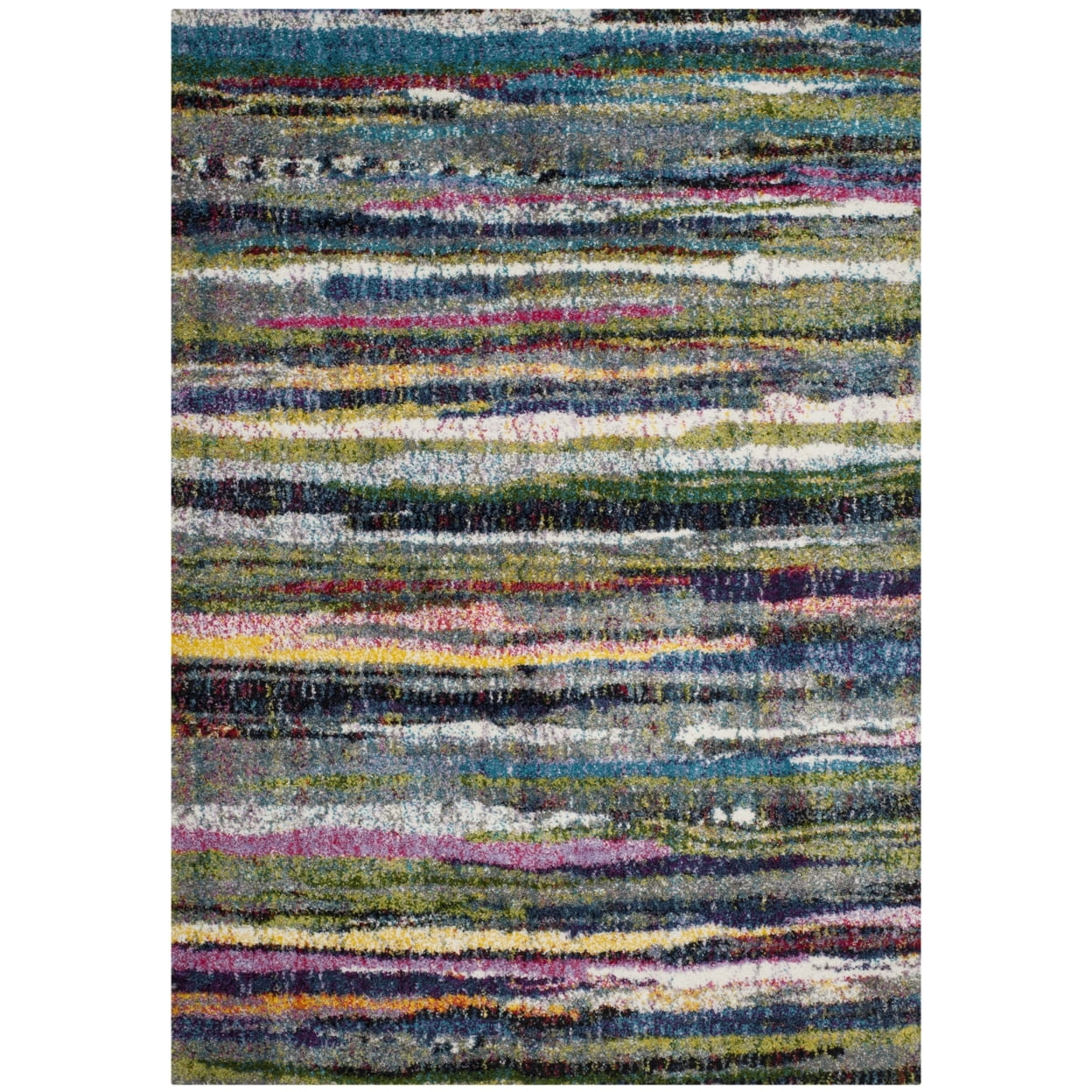 SAFAVIEH Fiesta Shag Collection FSG367M Multi Rug - Walmart.com