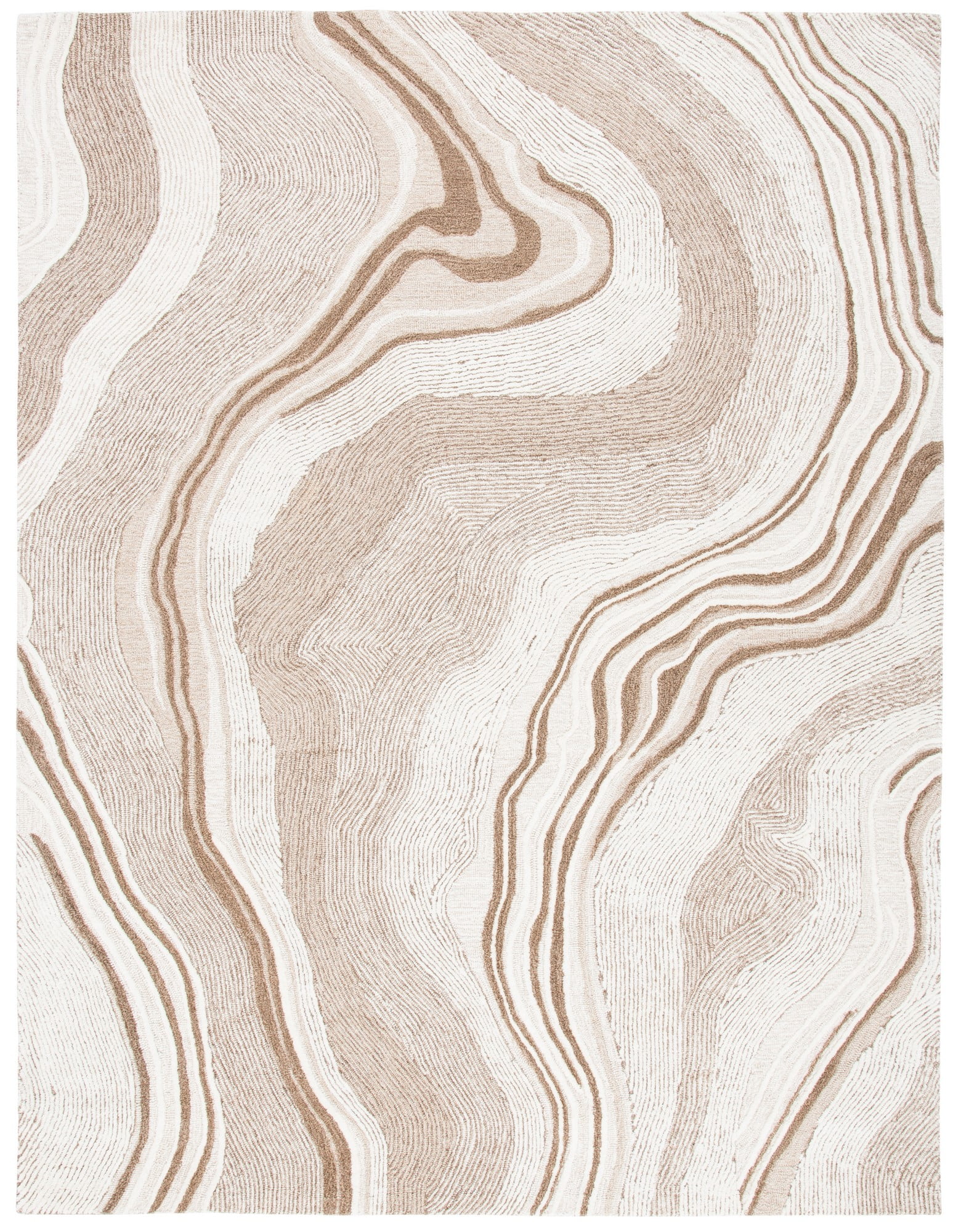 SAFAVIEH Fifth Avenue Deangelo Abstract Area Rug, Beige/Ivory, 8' x 10 ...