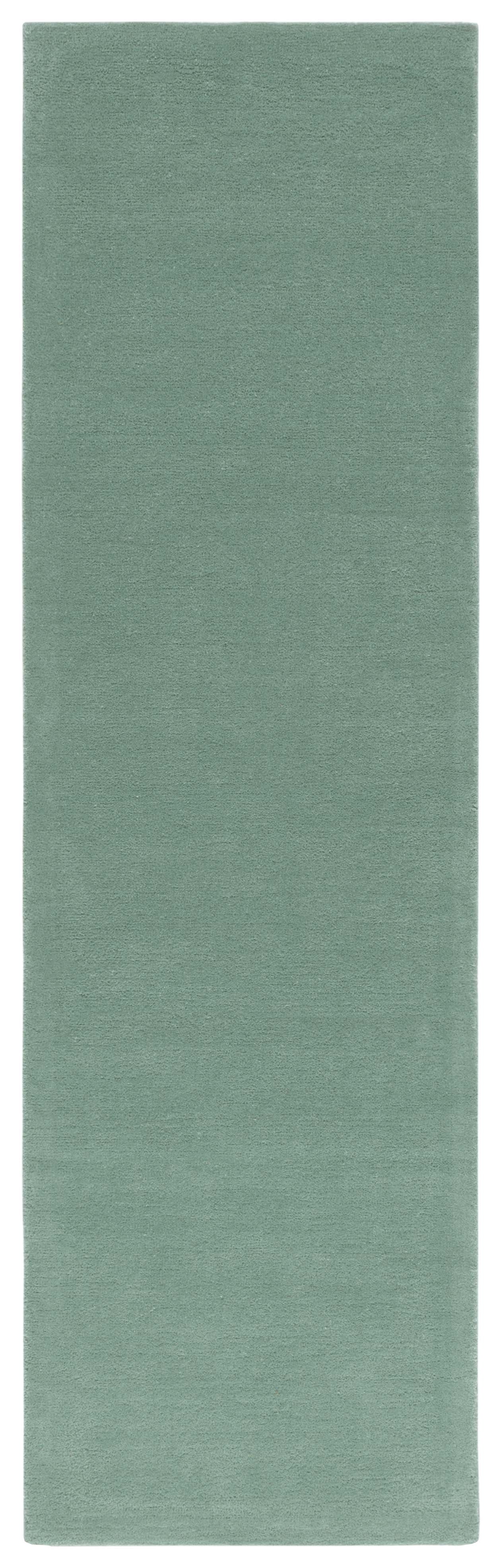 SAFAVIEH Fifth Avenue Debra Solid Runner Rug, Green, 2'3