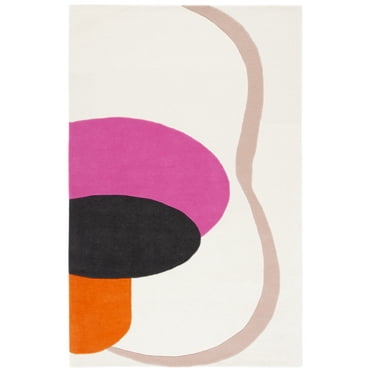 SAFAVIEH Fifth Avenue Delaney Abstract Area Rug, Ivory/Brown, 8' x 10 ...