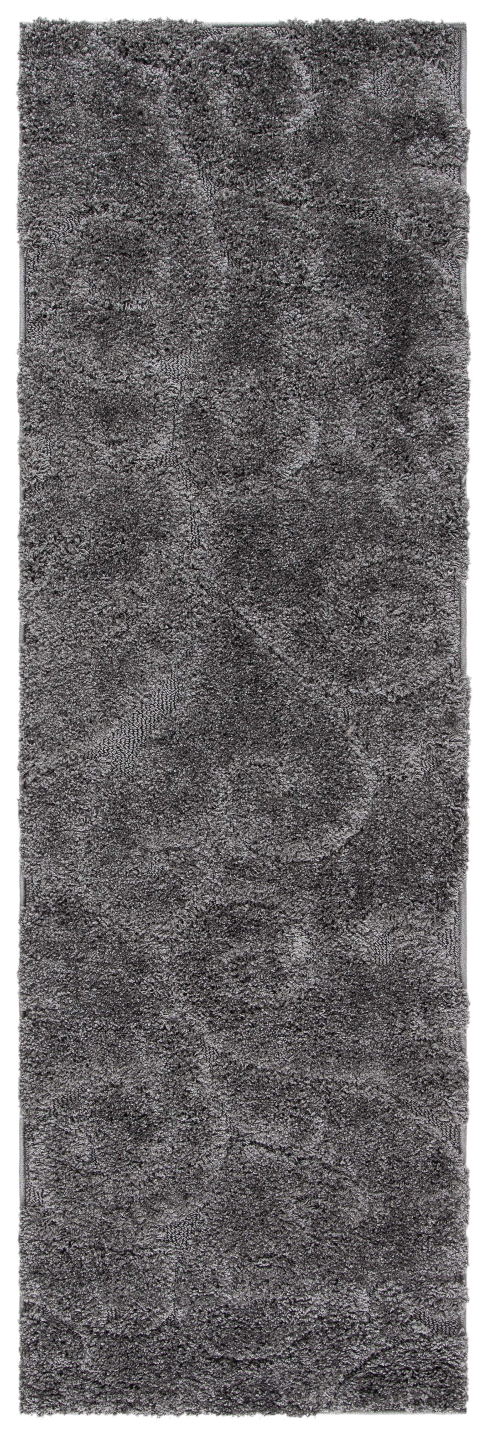 SAFAVIEH Florida Doug Floral Vines Shag Runner Rug, Grey, 2'3" x 13 ...
