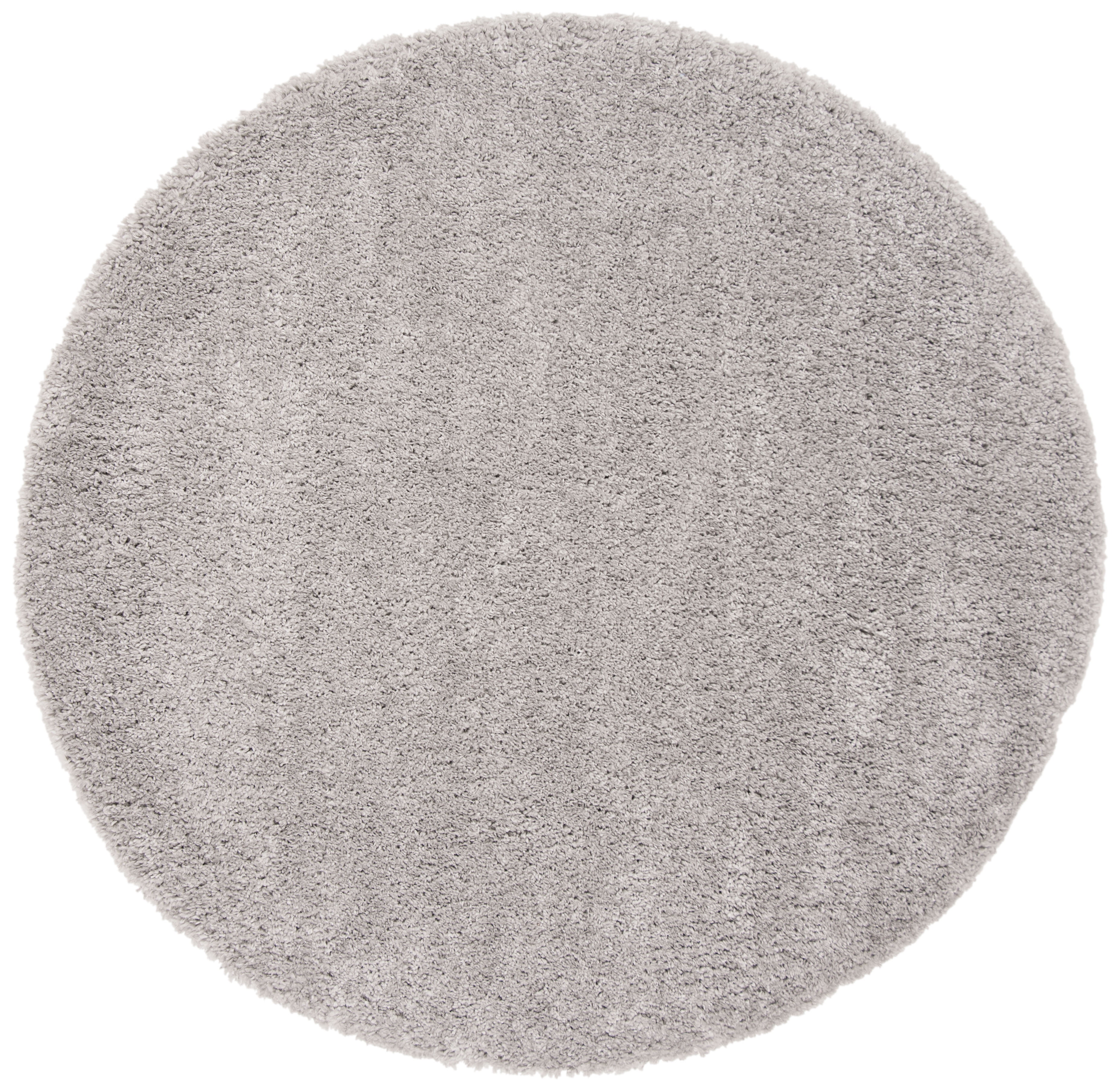SAFAVIEH Living Room Fontana Jamie Solid Plush Shag Area Rug, Grey, 8 ...
