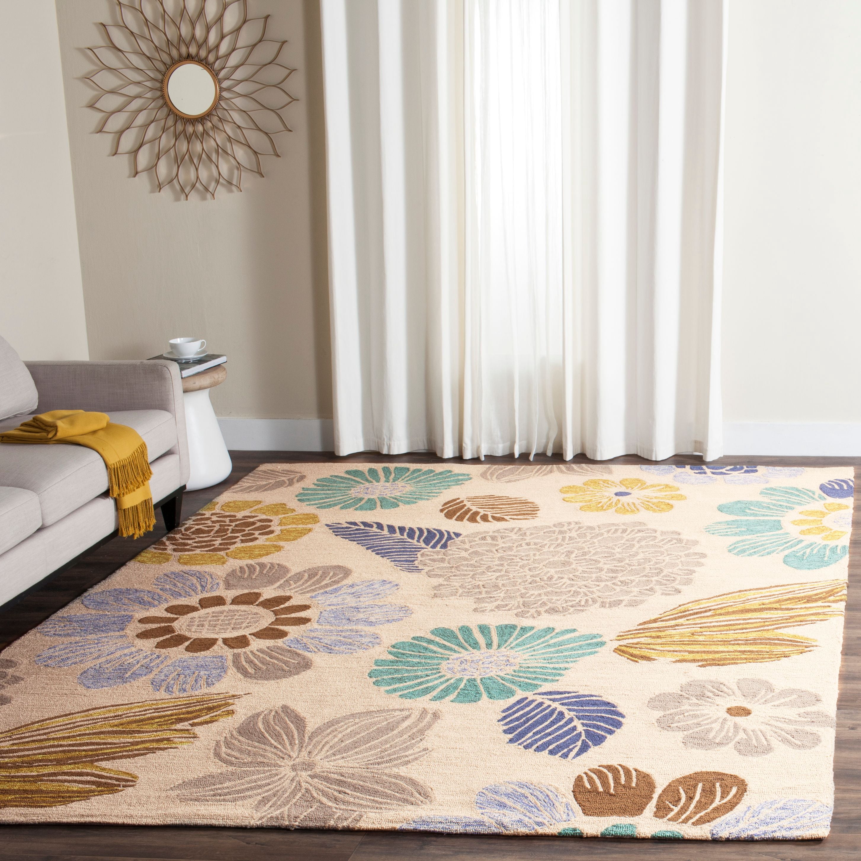 SAFAVIEH Four Seasons Daria Abstract Area Rug, Grey, 8' x 10' - Walmart.com