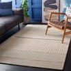 SAFAVIEH Lotus Nora Geometric Area Rug, Light Grey/Grey, 9' x 12 ...