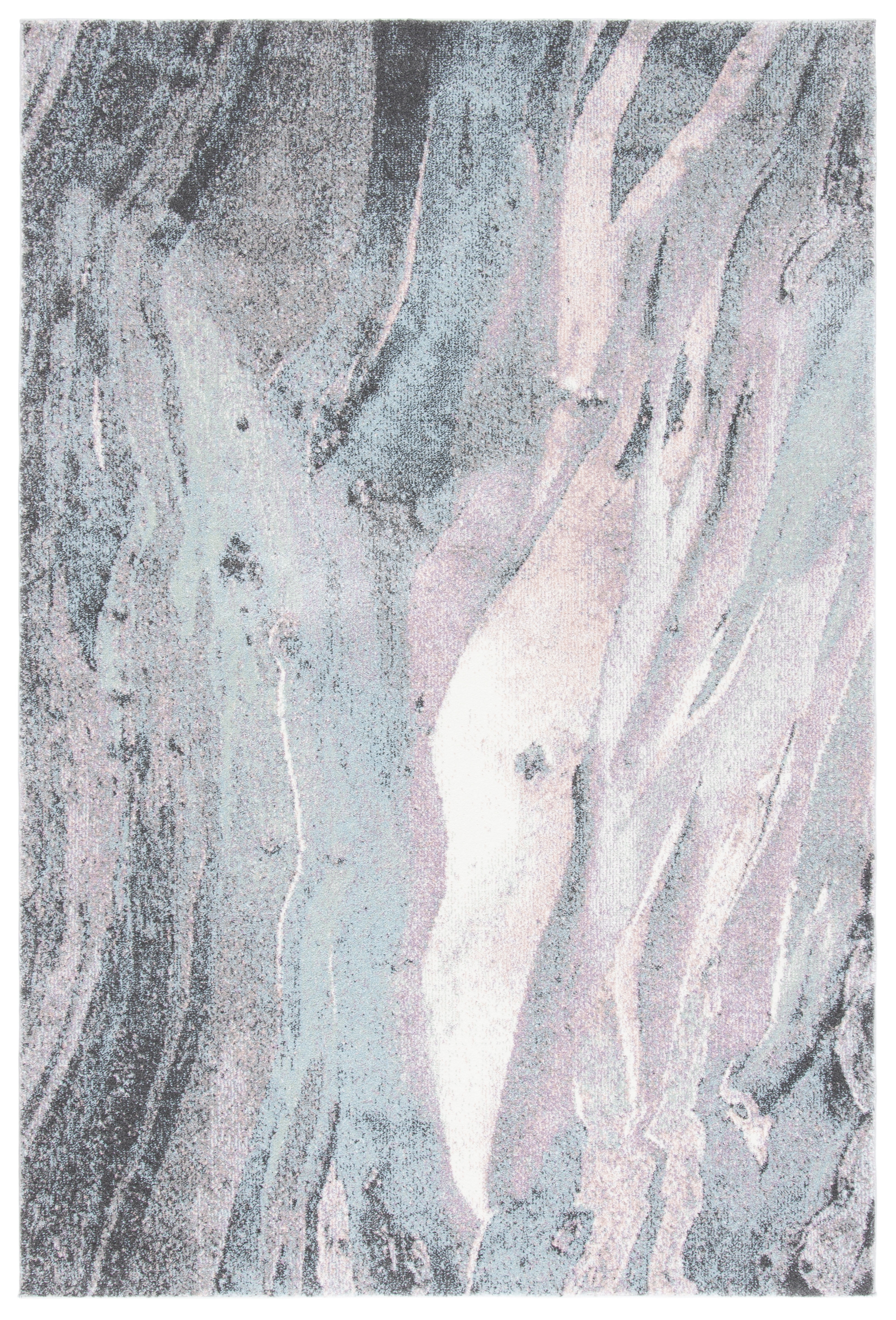 SAFAVIEH Glacier Aleesha Geometric Area Rug, Pink/Blue, 4' x 6 ...
