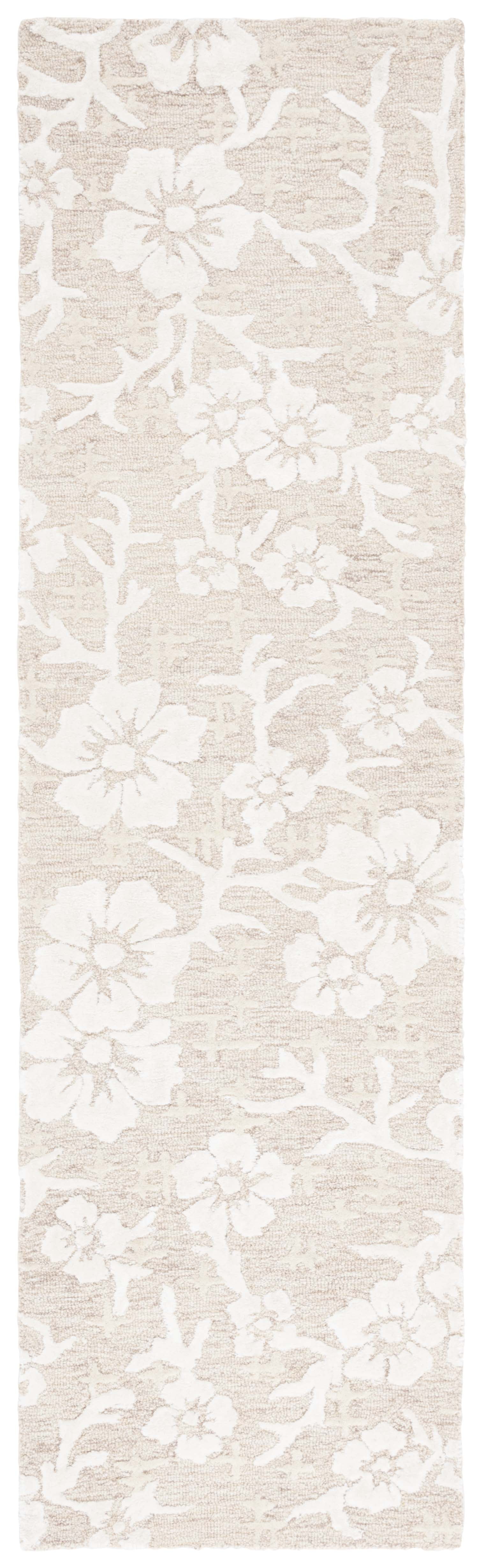 SAFAVIEH Glamour Braylon Abstract Runner Rug, Beige/Ivory, 2'3" x 8 ...
