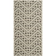 Safavieh Hampton Yvonne Chevron Indoor/Outdoor Area Rug, Dark Gray ...