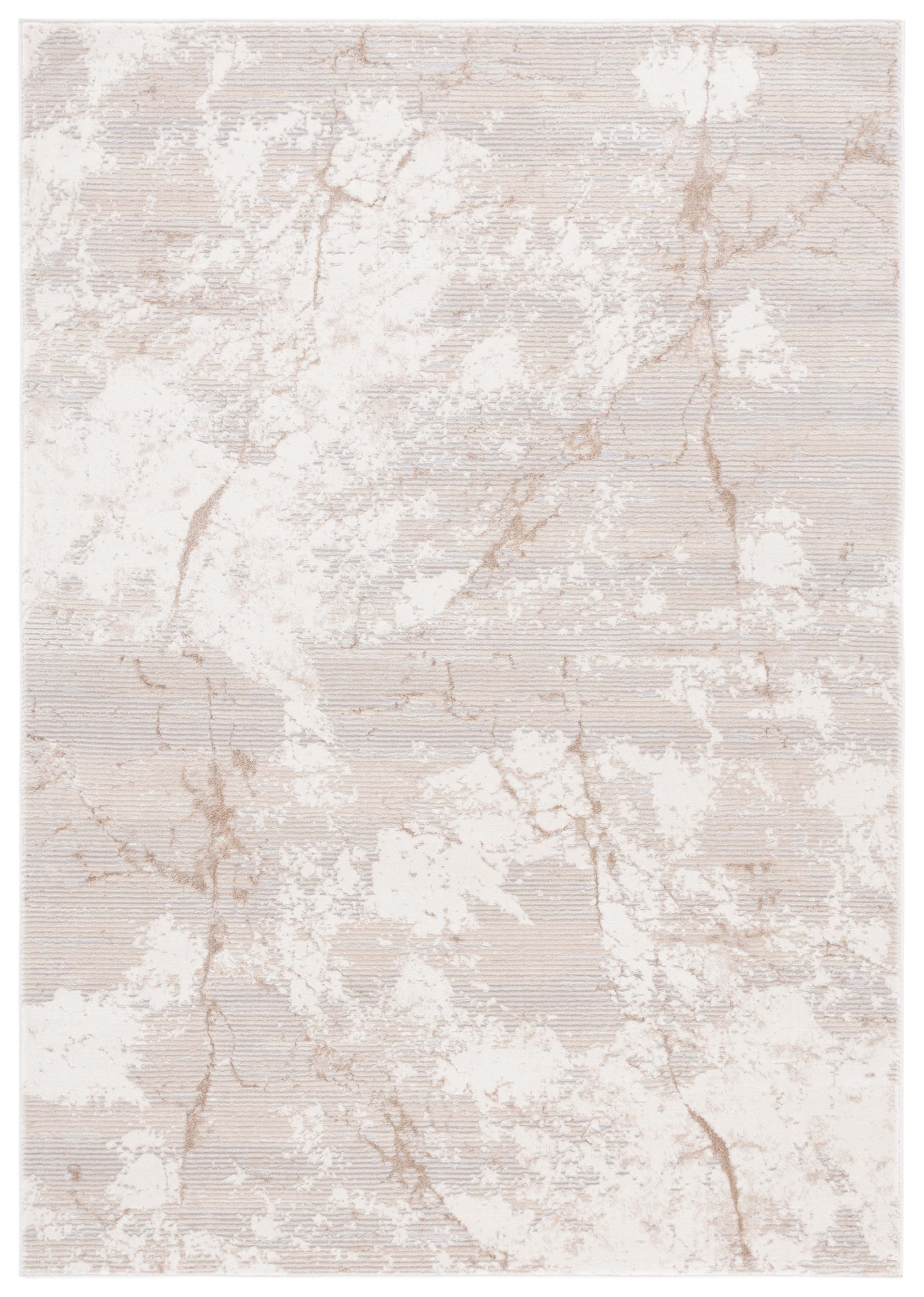 SAFAVIEH Hanna Lynna Abstract Area Rug, Beige/Ivory Grey, 5'3" x 7'6 ...