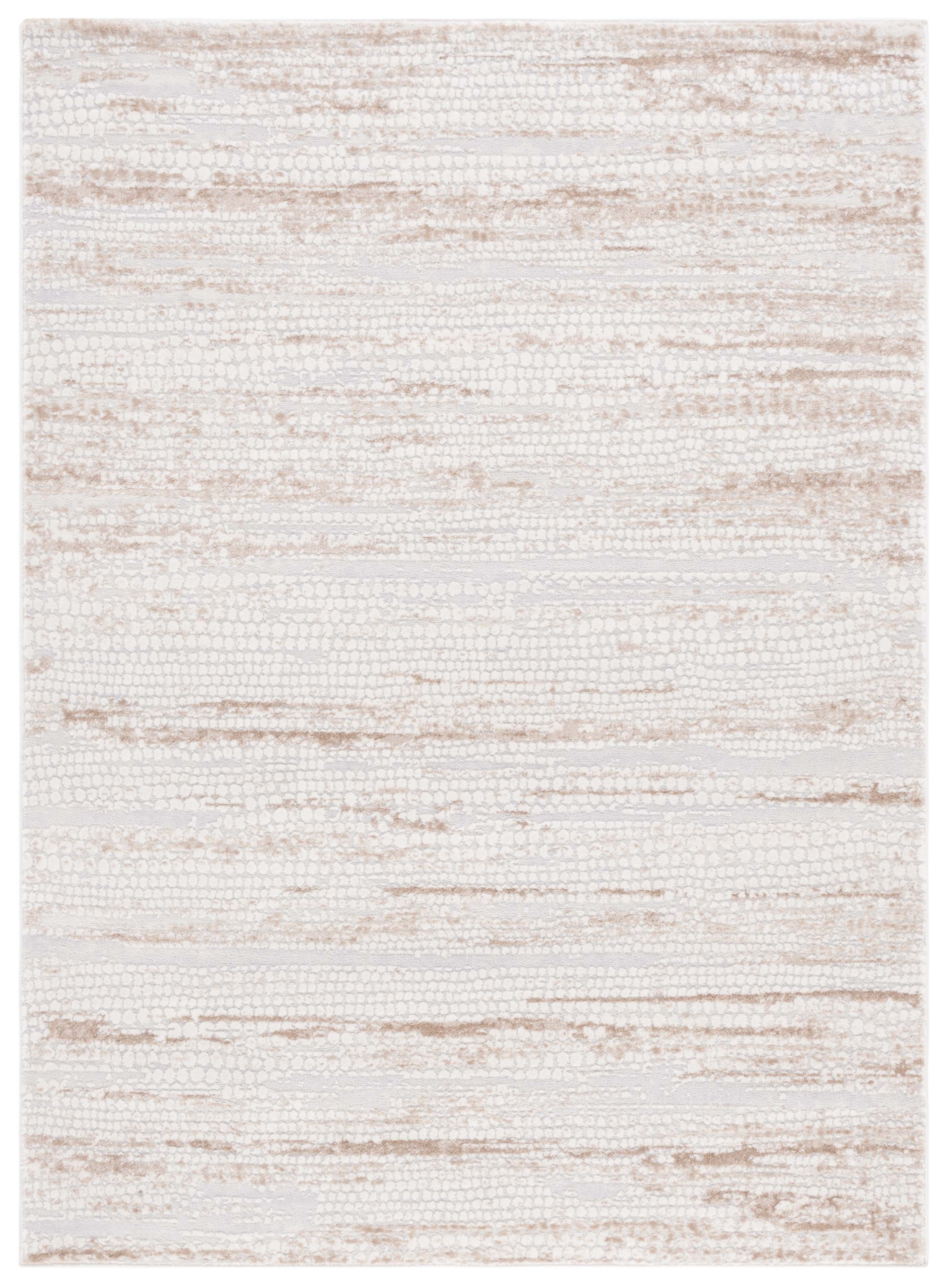 SAFAVIEH Hanna Lynna Abstract Area Rug, Grey Ivory/Beige, 5'3" x 7'6 ...
