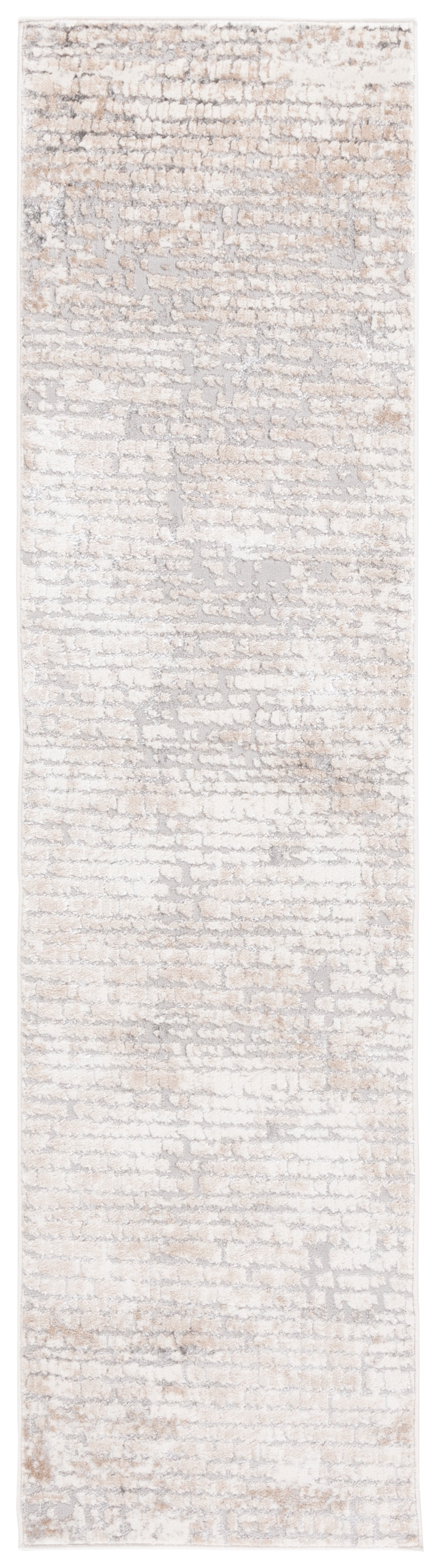 SAFAVIEH Hanna Saxon Abstract Runner Rug, Grey/Dark Grey, 2' x 8 ...