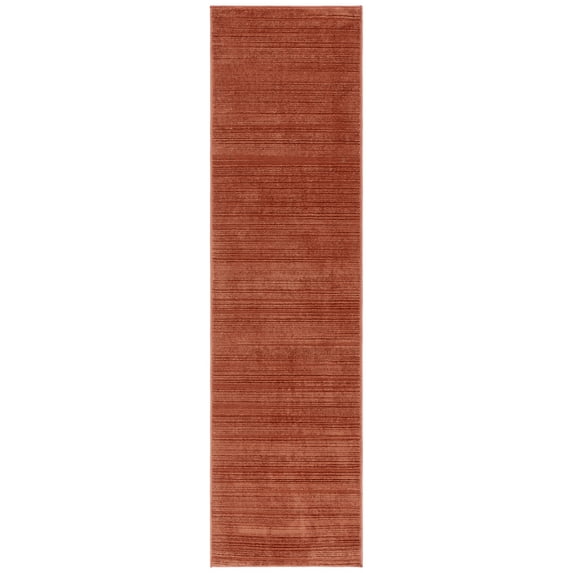 SAFAVIEH Harmony Cayley Distressed Polyester Runner Rug, Rust, 2'2" x 8 ...