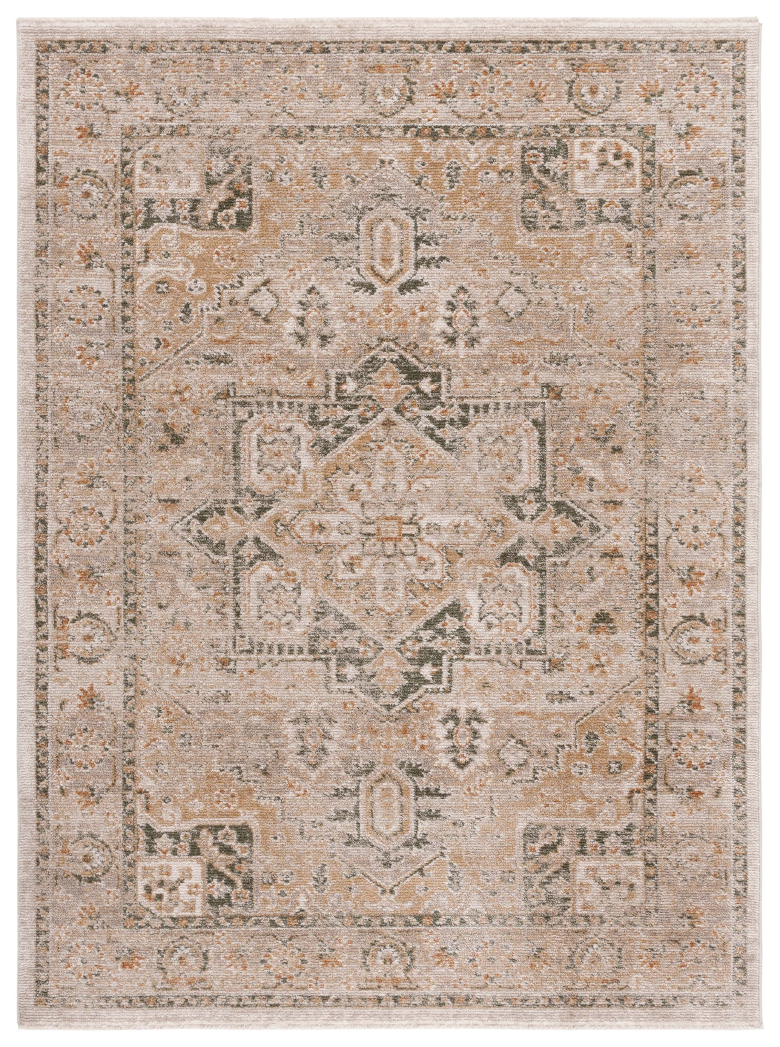SAFAVIEH Hazel Emil Oriental Area Rug, Taupe/Green, 4' x 6' - Walmart.com