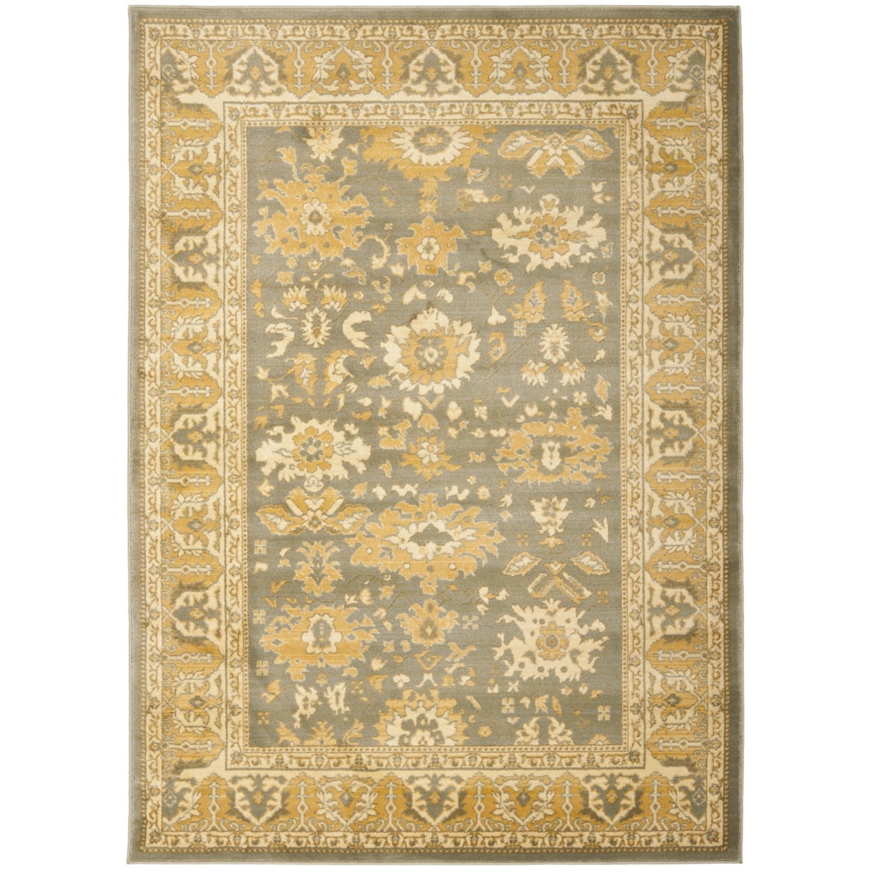 SAFAVIEH Heirloom Collection HLM1741-6520 Blue / Gold Rug - Walmart.com
