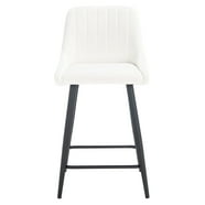 SAFAVIEH Silus Square Backless Bar Stool, Natural/Natural - Walmart.com