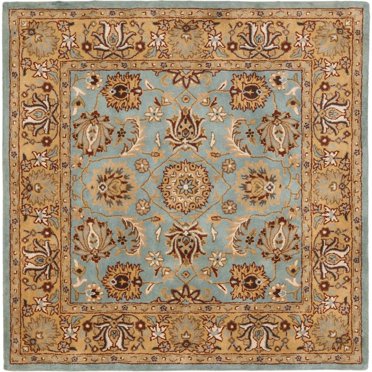 SAFAVIEH Heritage Dexter Traditional Wool Area Rug, Blue/Gold, 11' x 15 ...