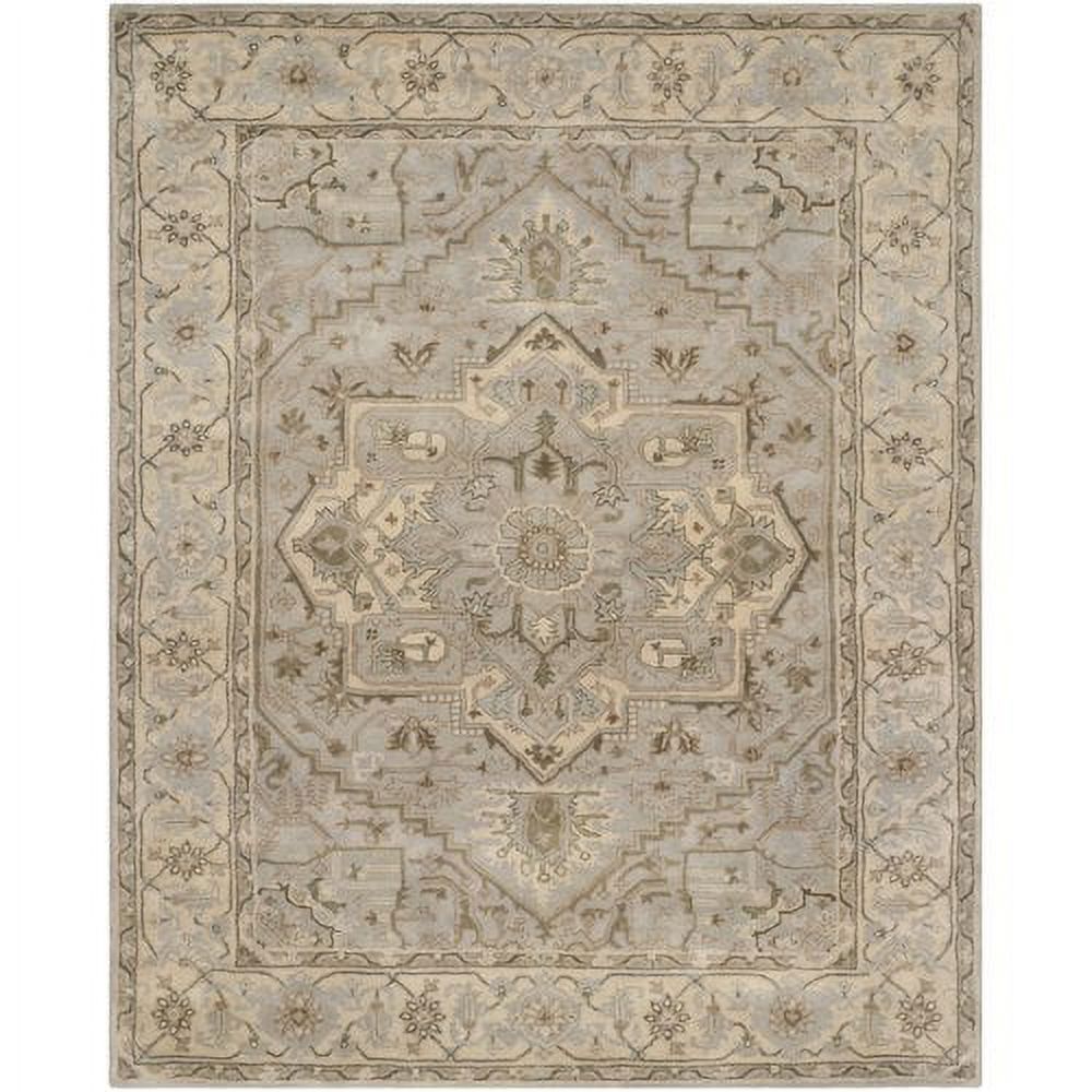 SAFAVIEH Heritage Giles Traditional Wool Area Rug, Rust/Beige, 9'6" x ...